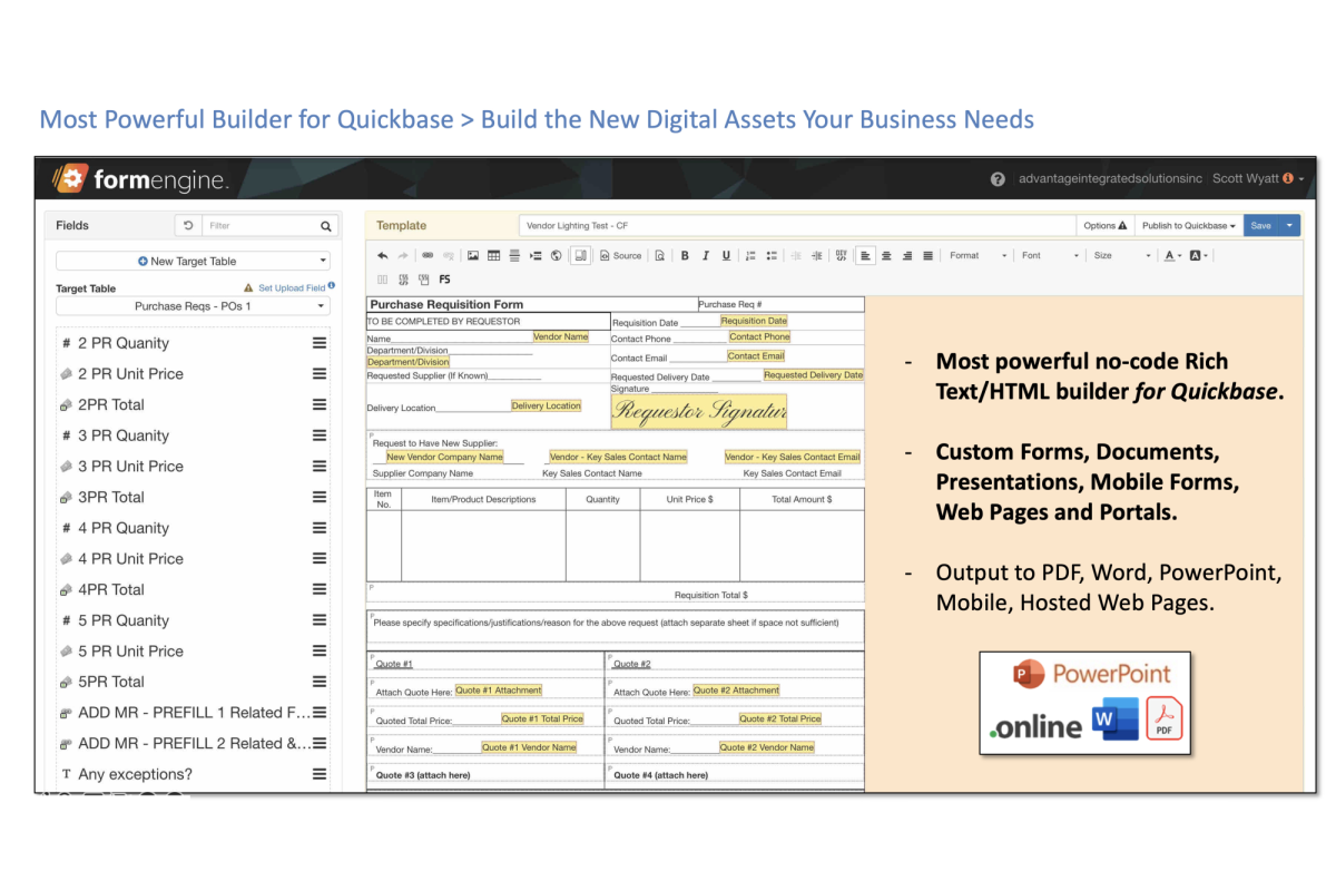 Form Engine for Quickbase | Quickbase