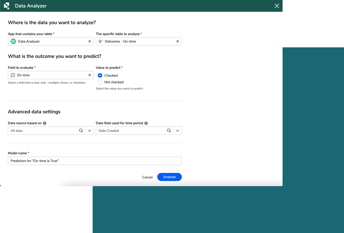 Quickbase Insights | Dynamic Dashboards & Data Pattern Analysis