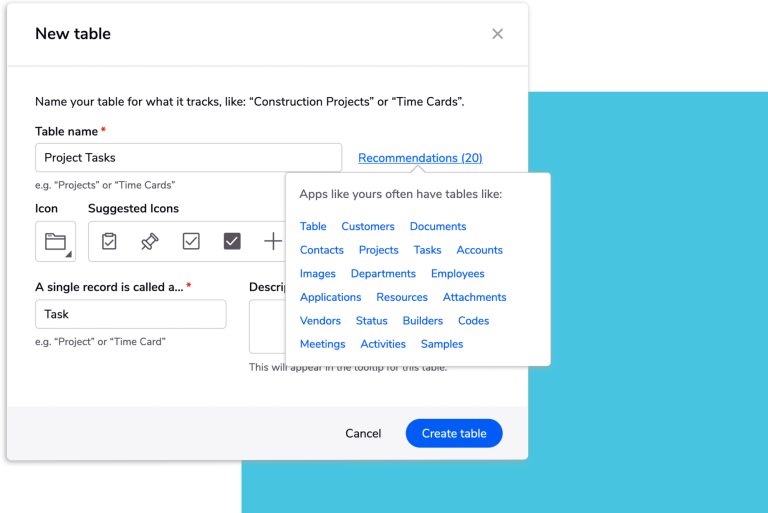 Smart Builder | AI App Development Tool for Quickbase